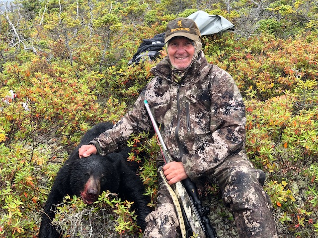 Don Ebert takes black bear at Spruce | Spruce Pond Outfitters